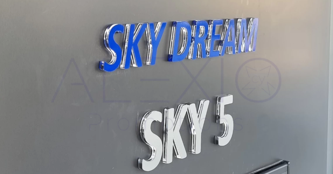 Create Acrylic Raised Signage Letters Cyprus Plexiglass 3mm