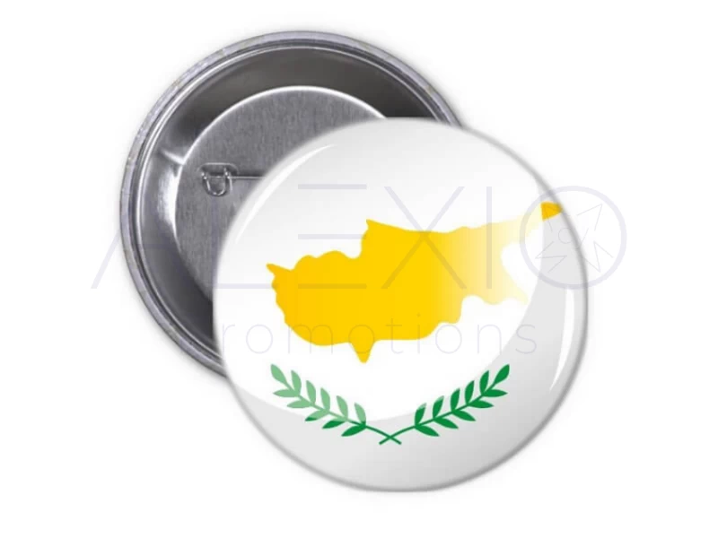 Button Pins | Custom Buttons Badges | Konkardes Nicosia Cyprus