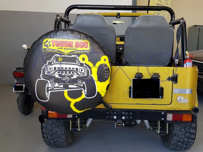 Personalized 4×4 Spare Wheel Covers Custom Made Cyprus