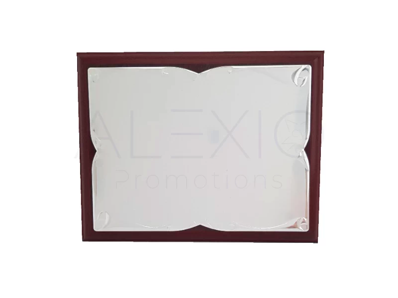 Wooden Plaque Embossed Metal Frame Awards Alexio Cyprus